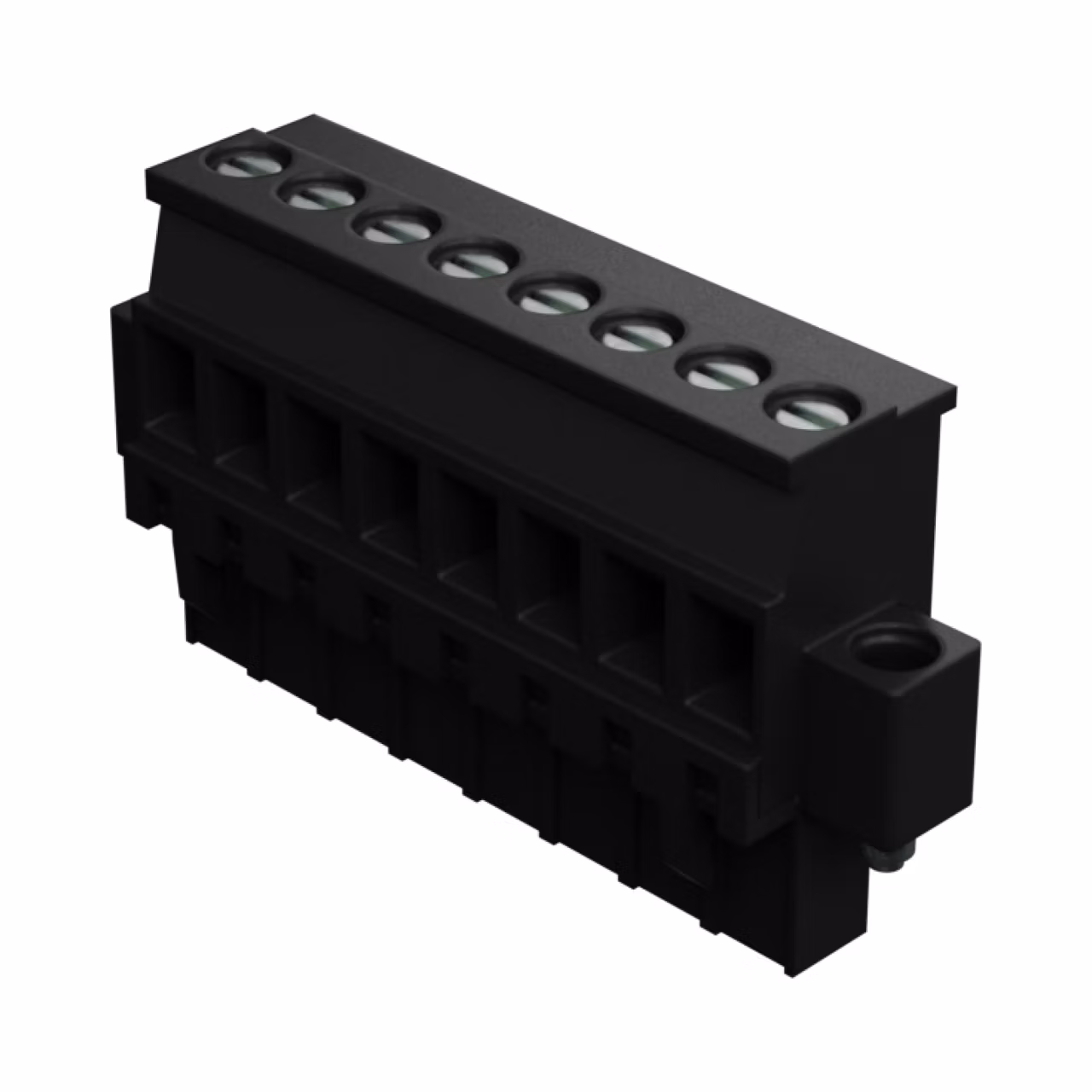 5.00mm Pitch Eurostyle Vertical Plug, with Retention Screws, Front Wire Entry, 8 Circuits for sale