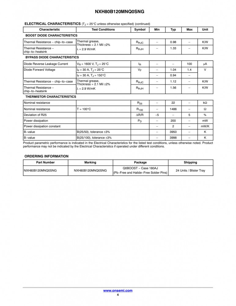 NXH80B120MNQ0SNG datasheet page 4