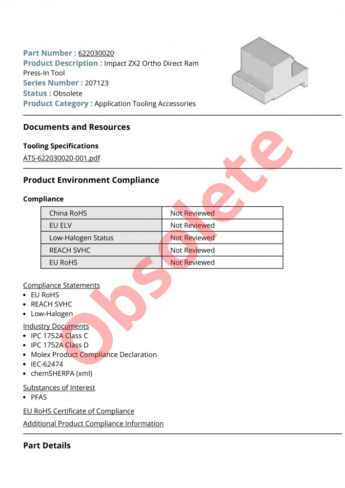 Tooling document page 1