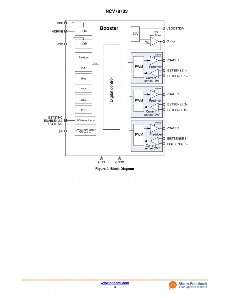 NCV78703 technical document page 3