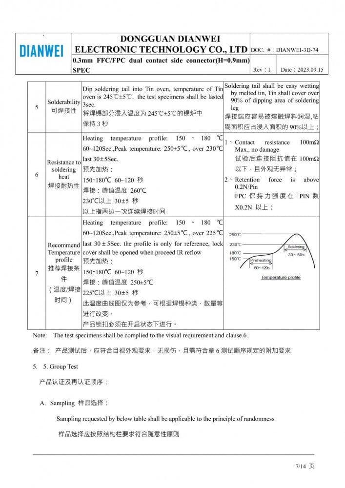 DIANWEI 8.03A0.023200 specification page 10