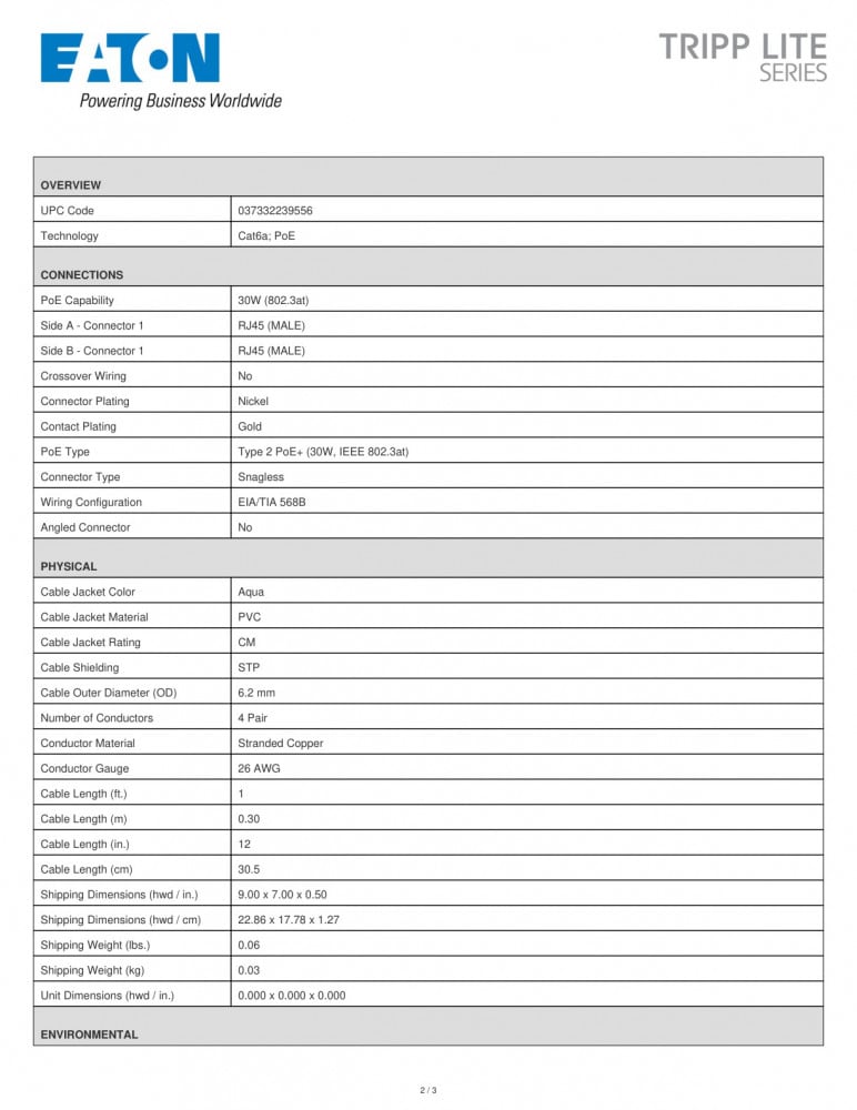 N262-001-AQ technical document page 2