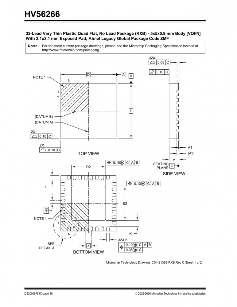 HV56266 technical document page 10