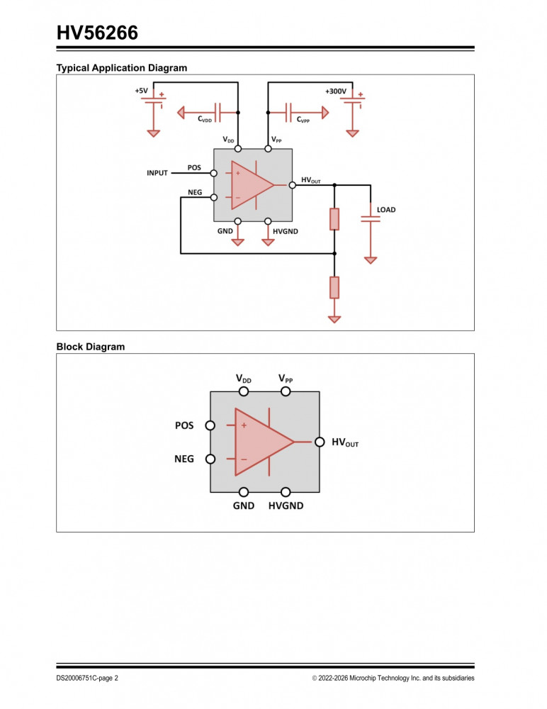 HV56266 technical document page 2