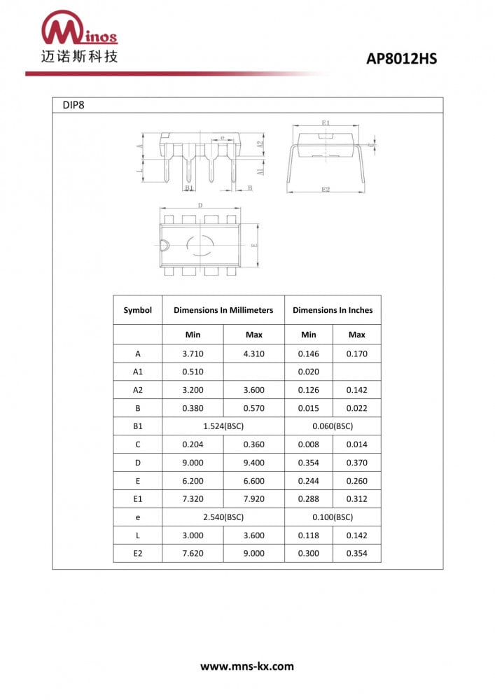 AP8012HS datasheet page 6