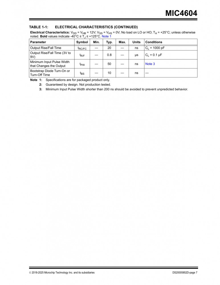 MIC4604 datasheet page 5