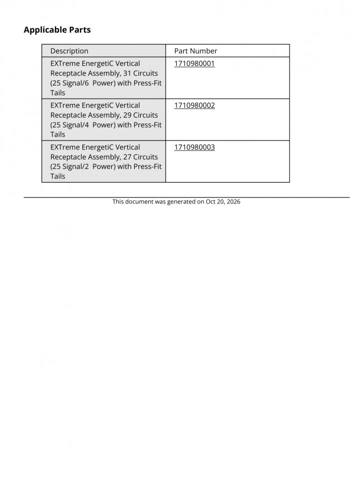 MOLEX 621007720 tooling document preview, page 3