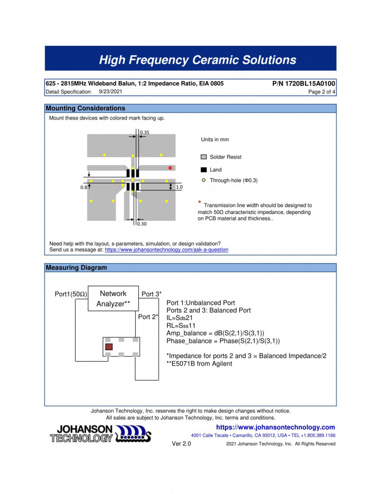 1720BL15A0100E datasheet page 2