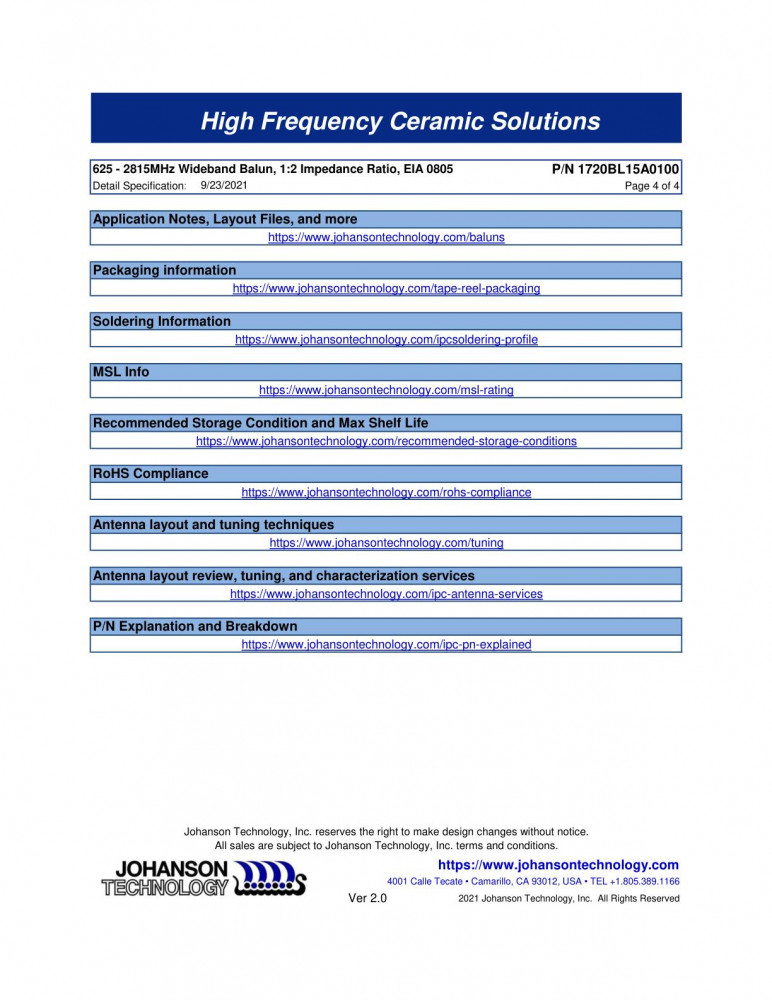 1720BL15A0100E datasheet page 4