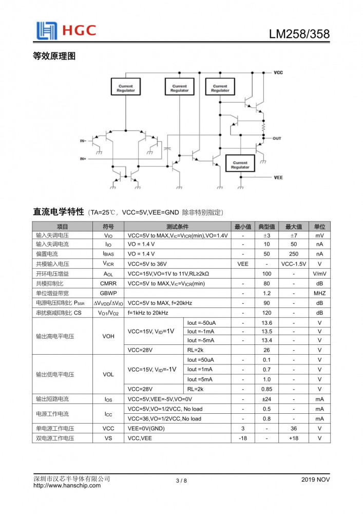 LM358DGKRG datasheet page 3