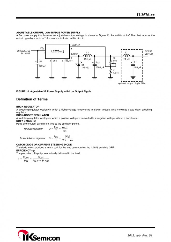 IL2576 datasheet page 8