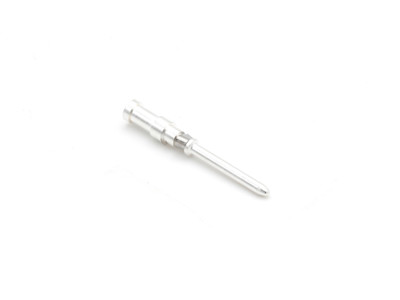 Heavy-Duty Turned Crimp Contact for 10A Inserts and Modules, Female, Gold (Au) Plated Copper Alloy, 0.14-0.37mm² (26-22 AWG), 100 per Bag