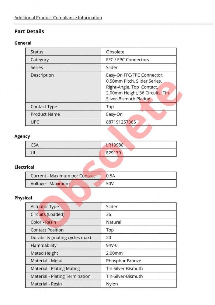 MOLEX 541043633 technical document image 2