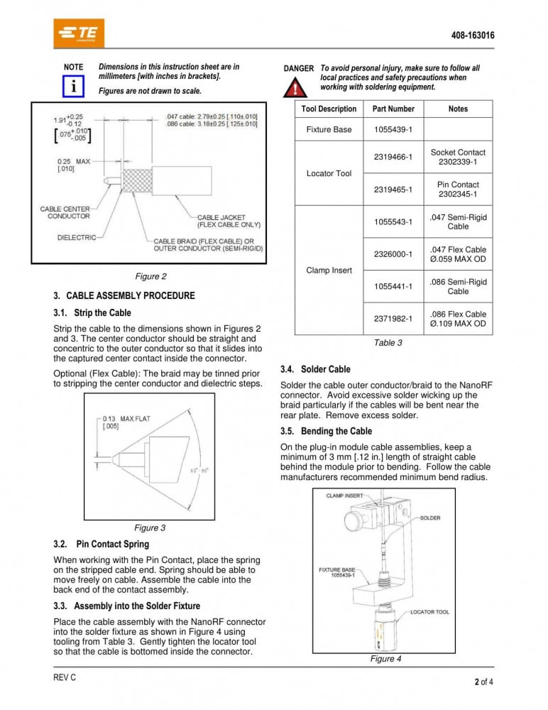 TE Connectivity NanoRF assembly instruction page 2