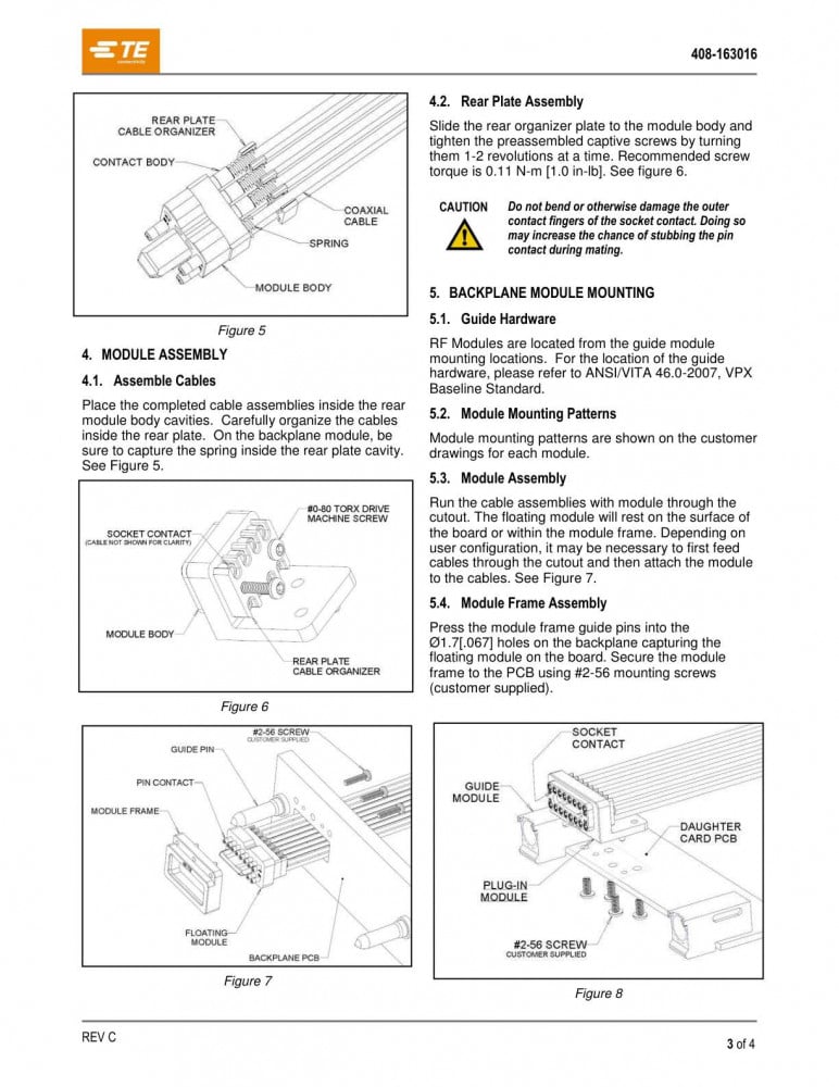 TE Connectivity NanoRF assembly instruction page 3