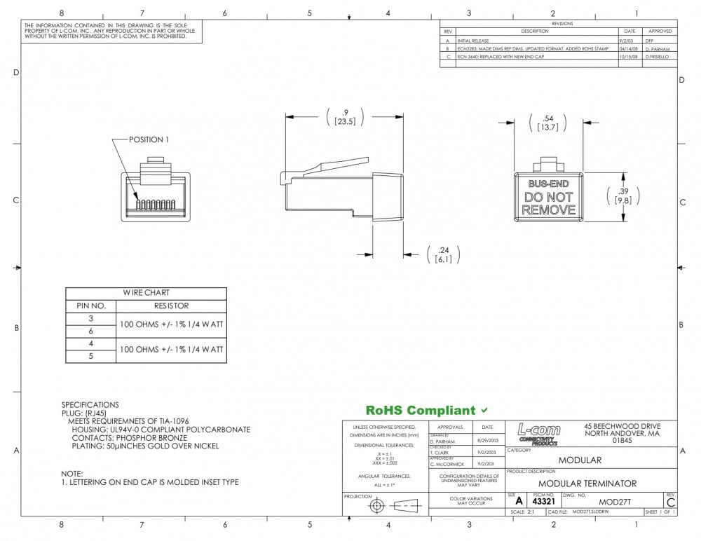 MOD27T technical document preview