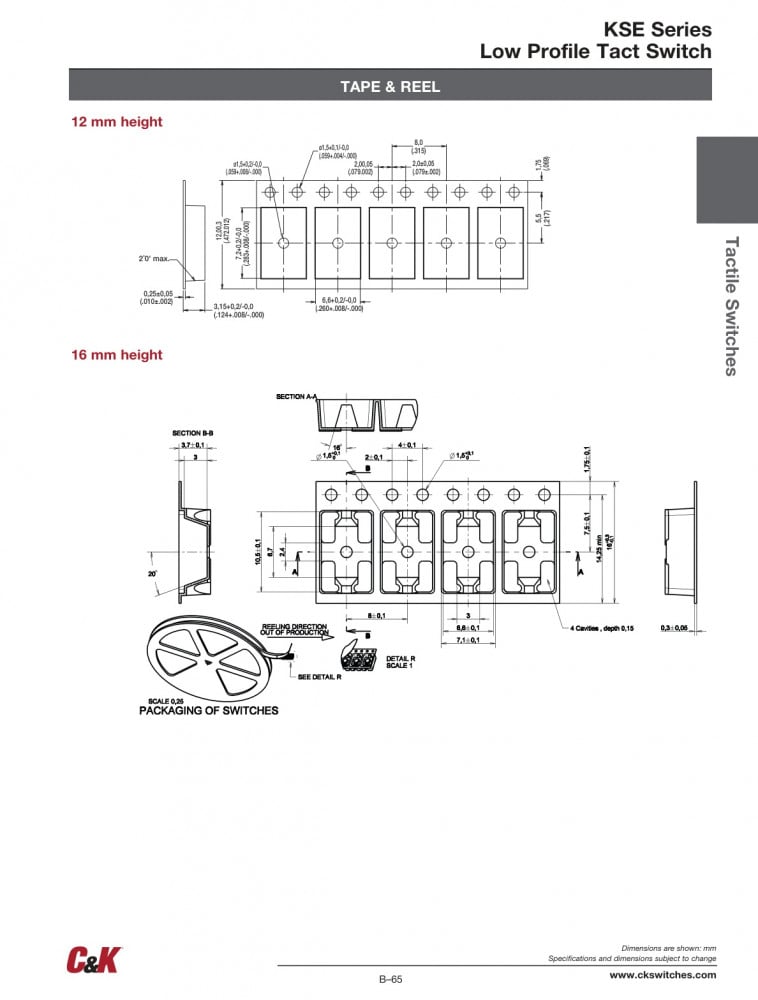 KSEK43GLFS datasheet page 3