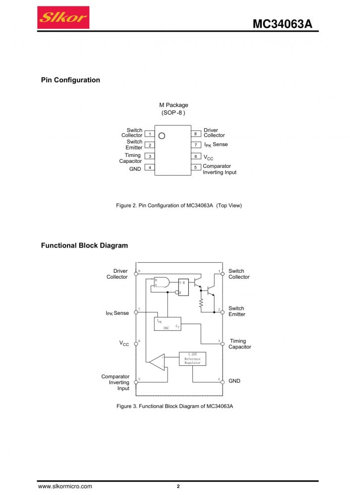 MC34063A datasheet page 2