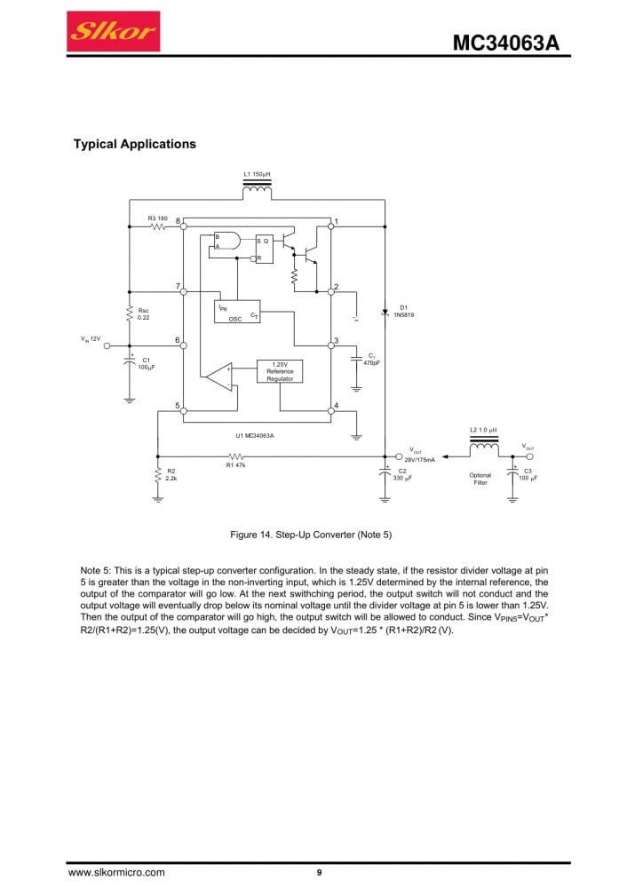 MC34063A datasheet page 9