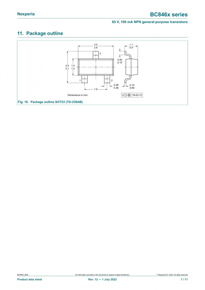 BC846B datasheet page 7