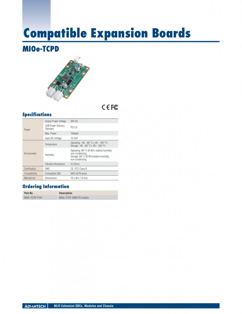 MIO-5379 product document, page 3