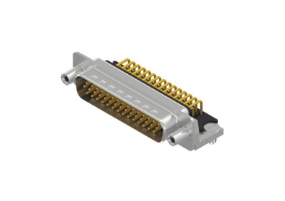 D-SUB High Density • 44-pos. • Plug • Solder pin angled • Metal bracket • Quality class 3 • UNC 4-40 for sale