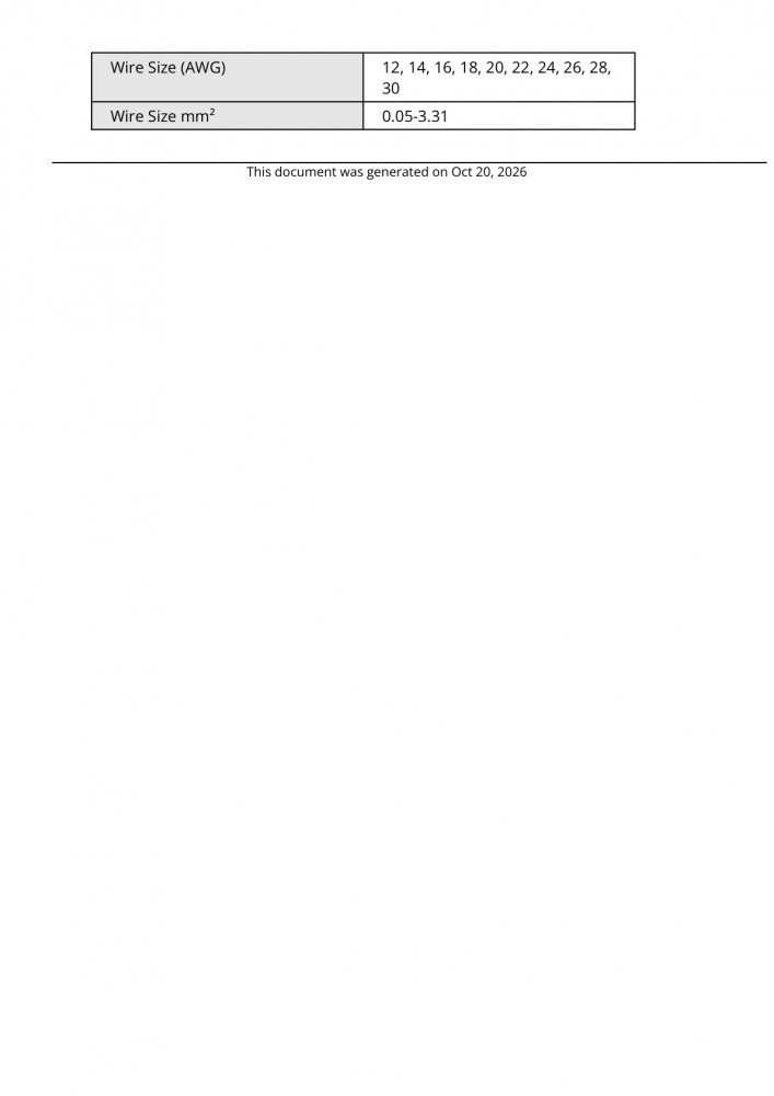Technical document image 3 for MOLEX 398800736
