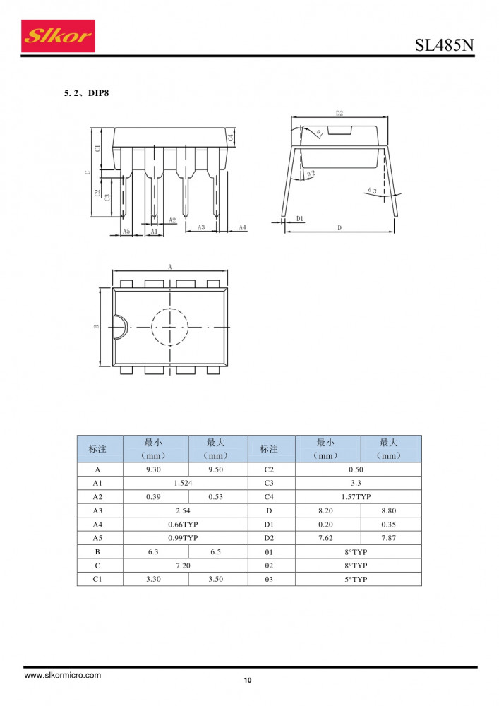 SL485N datasheet page 10