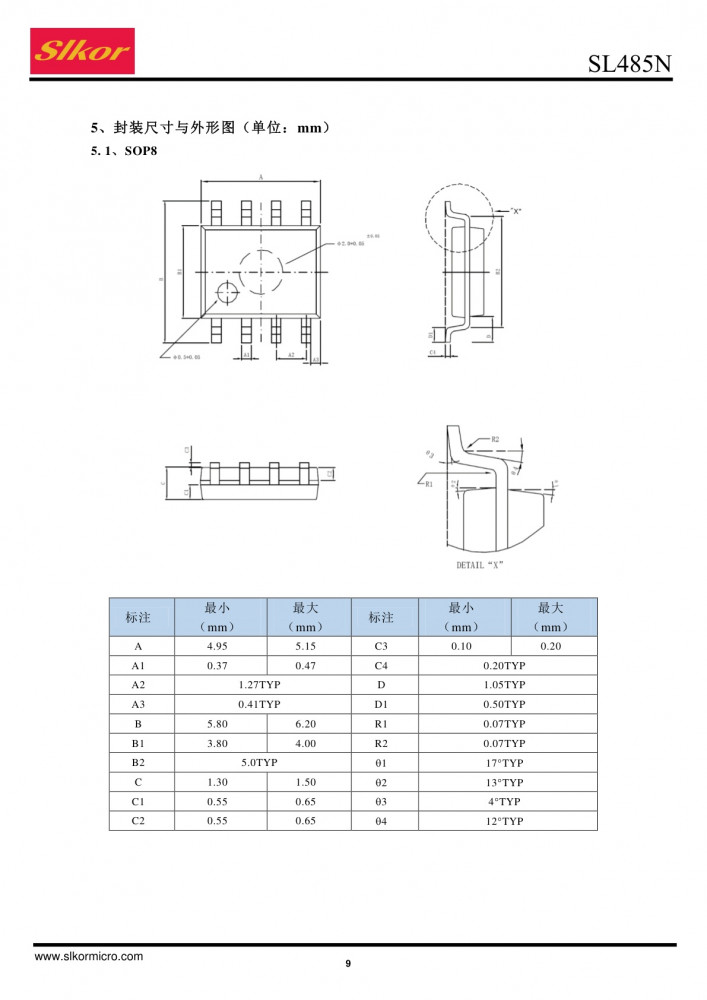 SL485N datasheet page 9