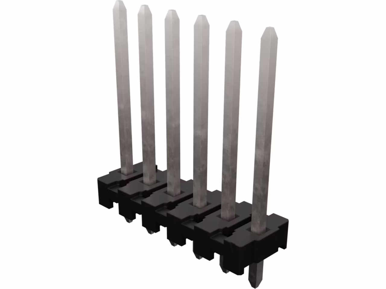 KK 396 Breakaway Header, Vertical, 6 Circuits, Matte Tin (Sn) Plating, Pin Length 26.21mm (1.032