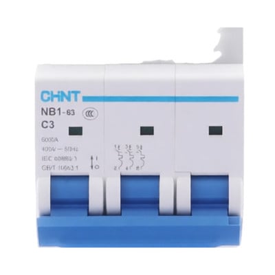 CHINT NB1-63 3P D20 6kA(R) Miniature Circuit Breaker