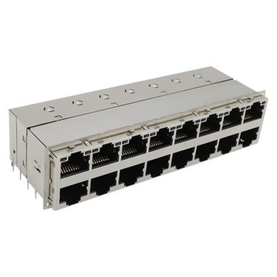 Bel Fuse 1840572-7 Modular Ethernet Connector Jack with Magnetics