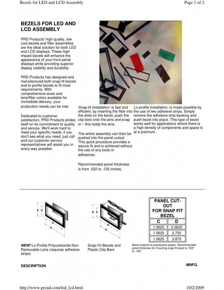 6302020 product documentation image, page 1