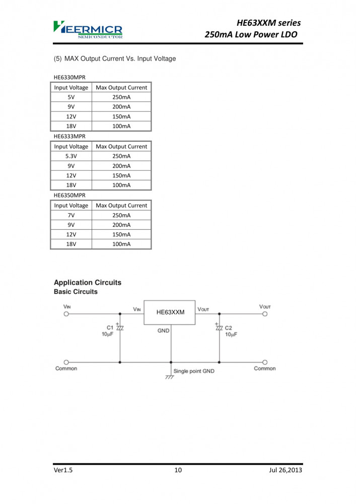 HE6350MNR datasheet page 10