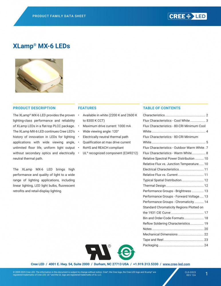 MX6AWT datasheet page 1