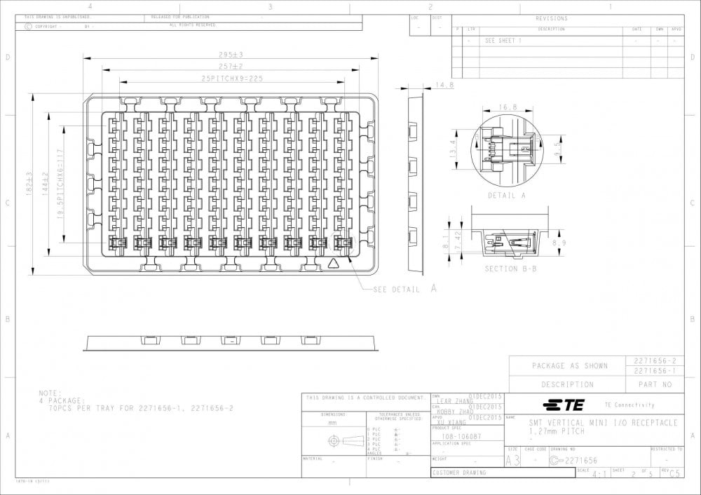 TE Connectivity drawing page 2