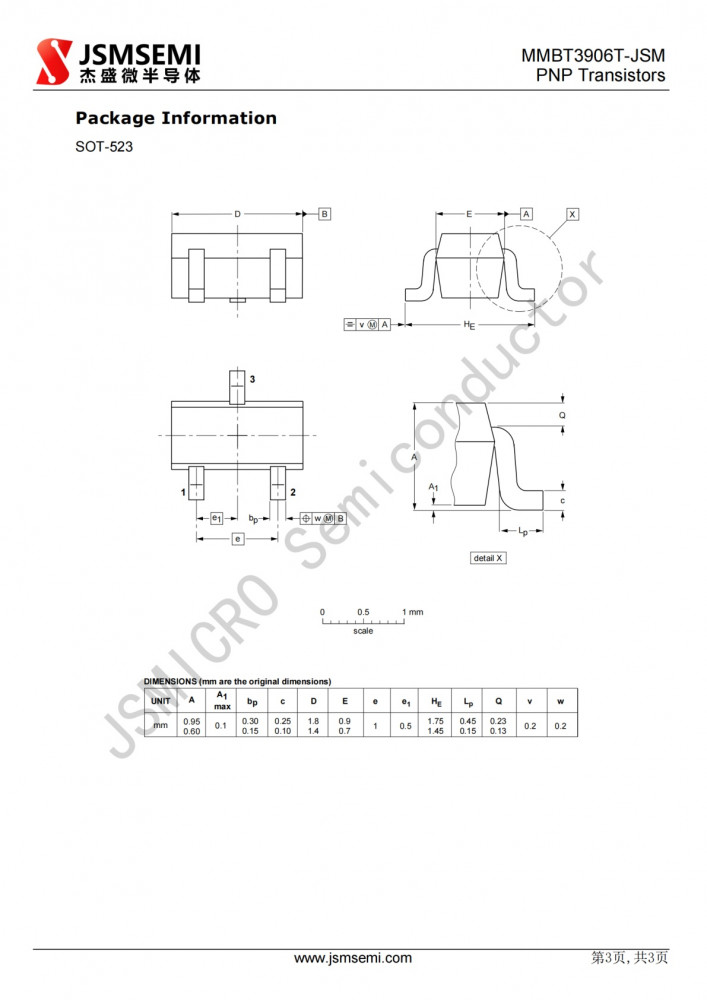 MMBT3906T-JSM datasheet page 3