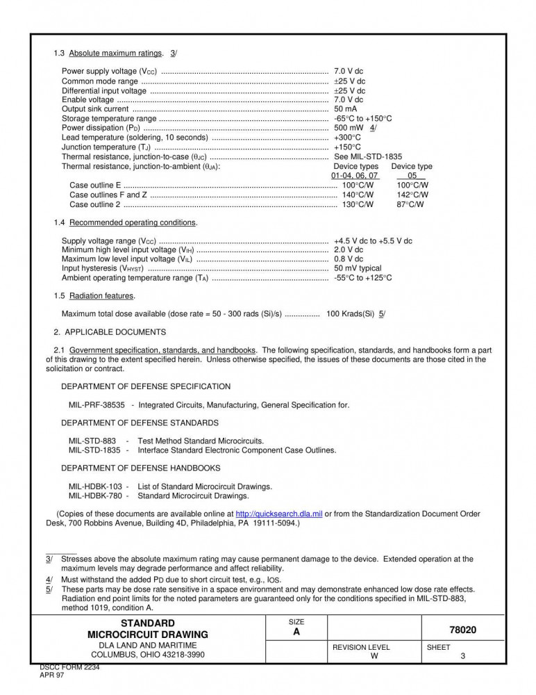 26LS33/BEA technical document page 4