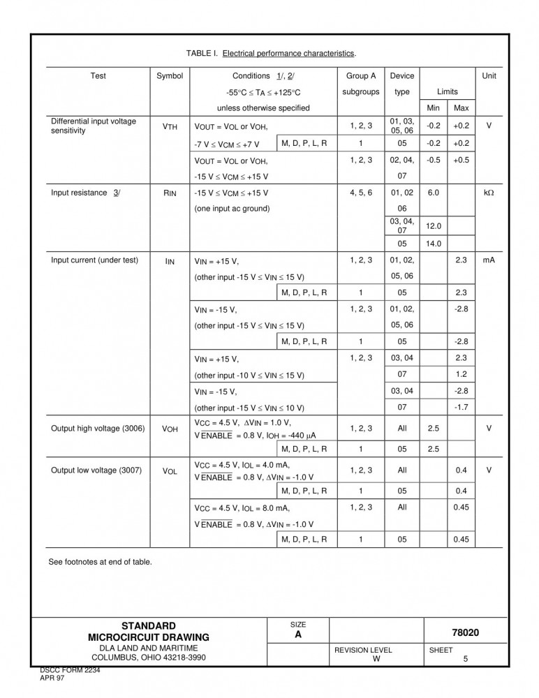 26LS33/BEA technical document page 6