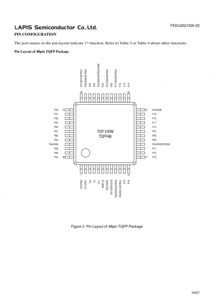 ML62Q1554 documentation page 10