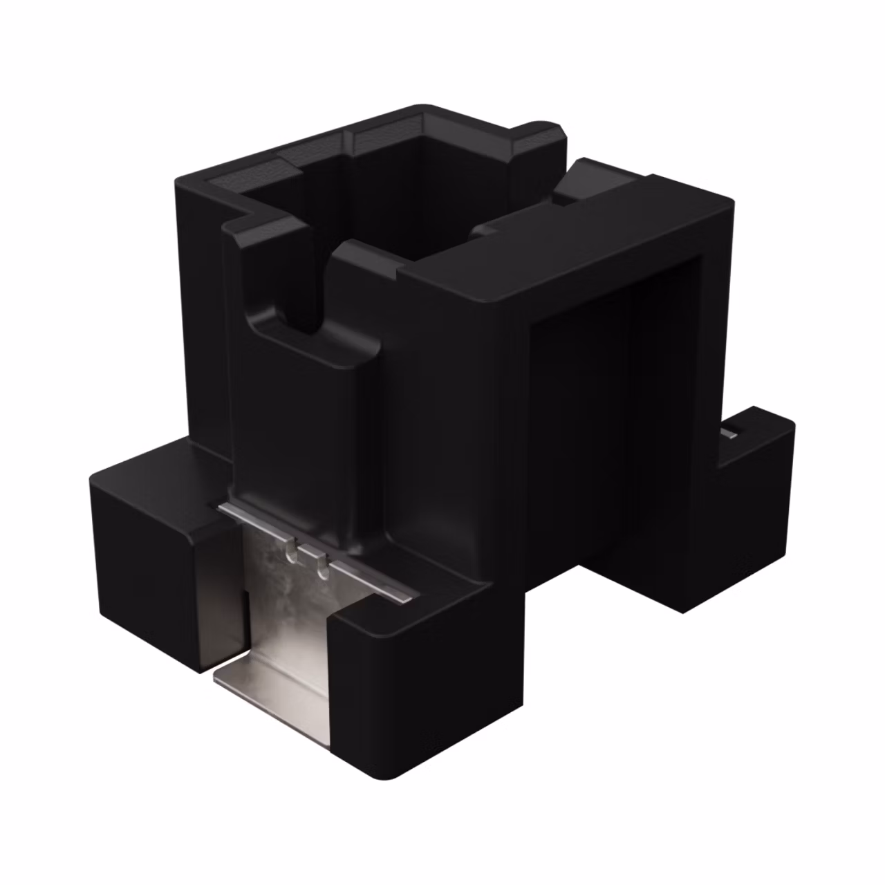 DuraClik Wire-to-Board Header, Single Row, Vertical, 2 Circuits, Tin (Sn) Plating, Black for sale