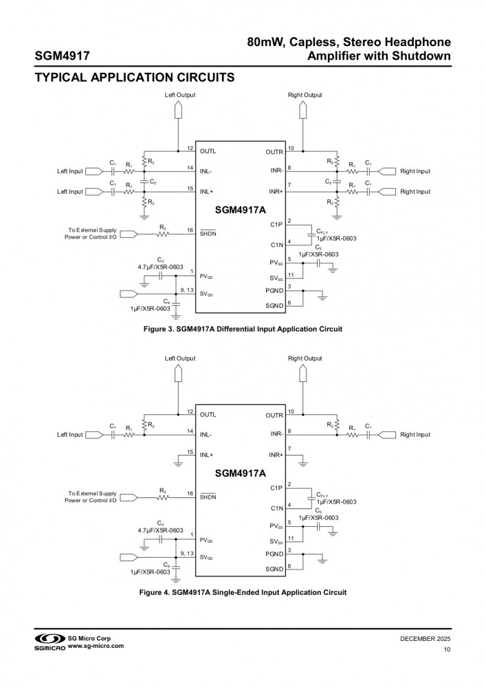 SGM4917 datasheet page 10