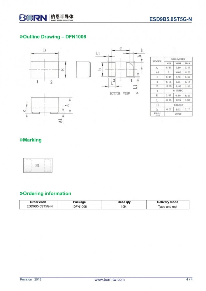ESD9B5.0ST5G-N datasheet page 4
