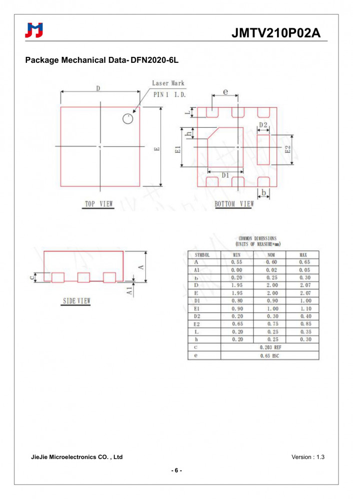 JMTV210P02A datasheet page 6