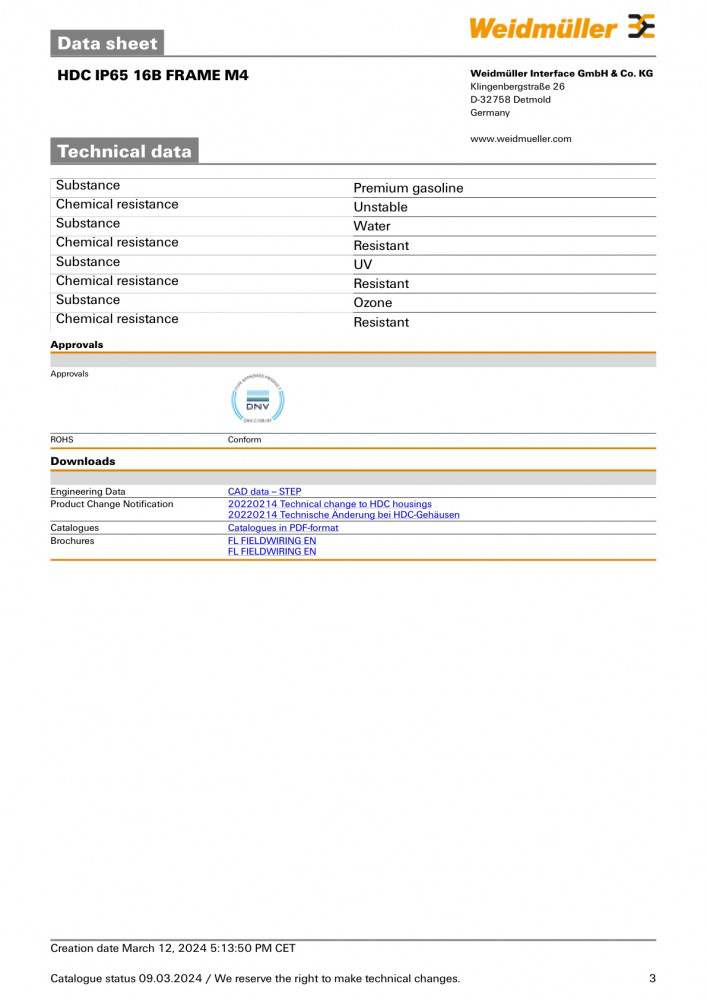 HDC IP65 16B FRAME M4 document image 3