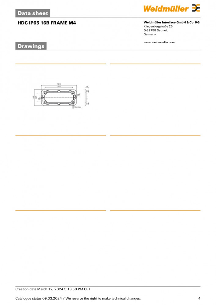 HDC IP65 16B FRAME M4 document image 4