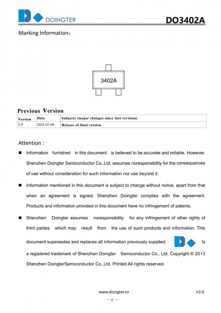 DO3402A datasheet page 6
