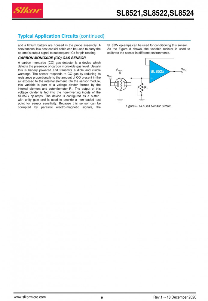 SL8521XT5 datasheet page 9