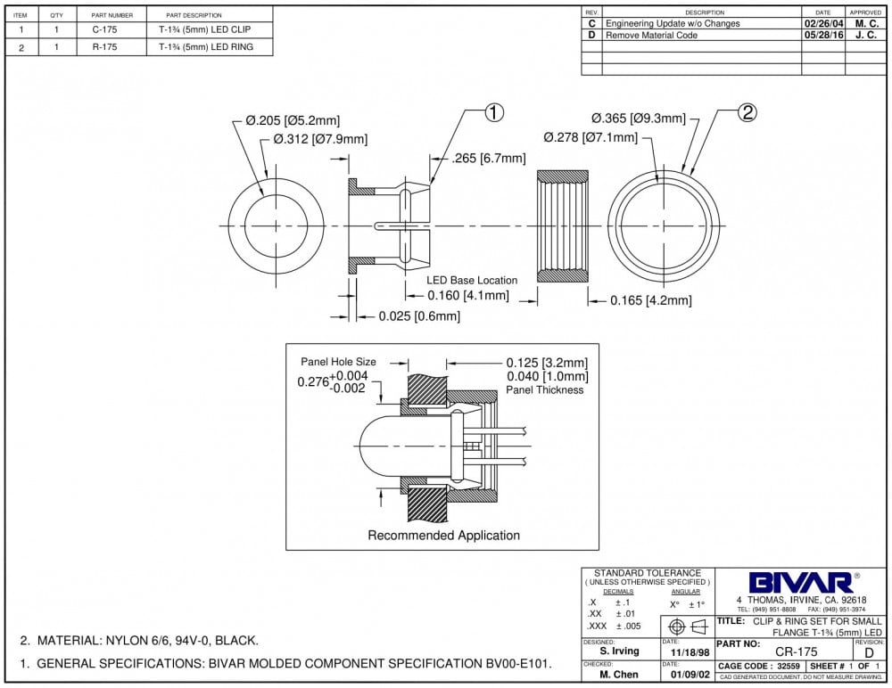 CR-175 technical document preview