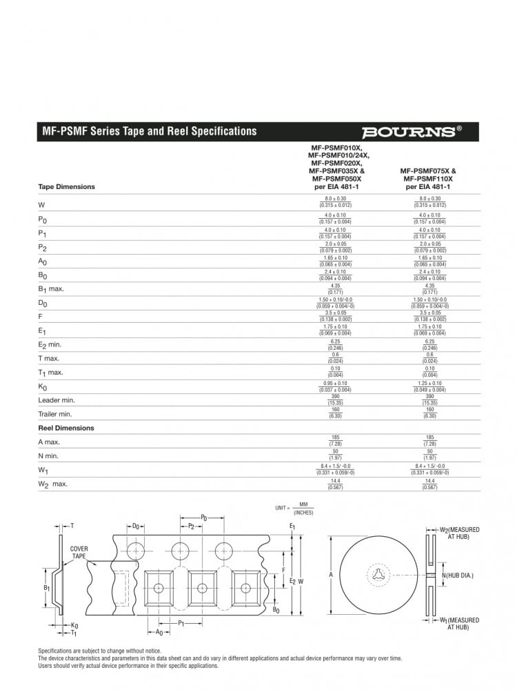 BOURNS MF-PSMF datasheet page 4